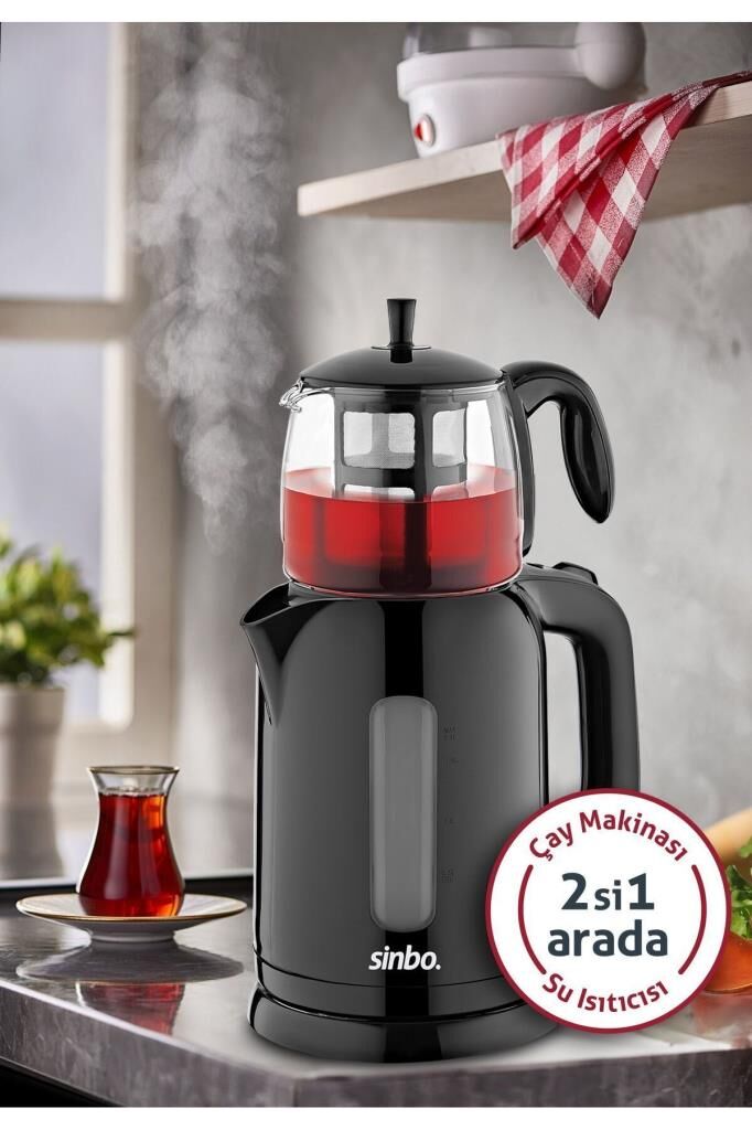Sinbo STM-5830 Elektrikli Çay Seti Beyaz